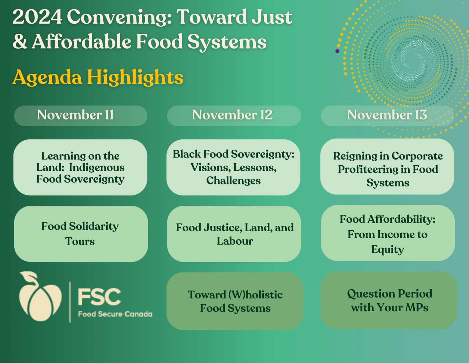 Events – Food Secure Canada